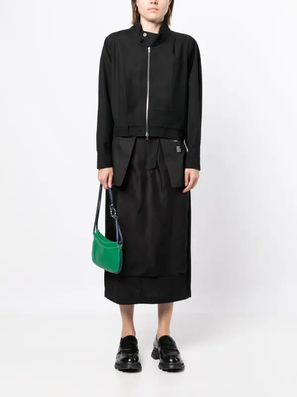 Goen.j Inside-out Midi Skirt