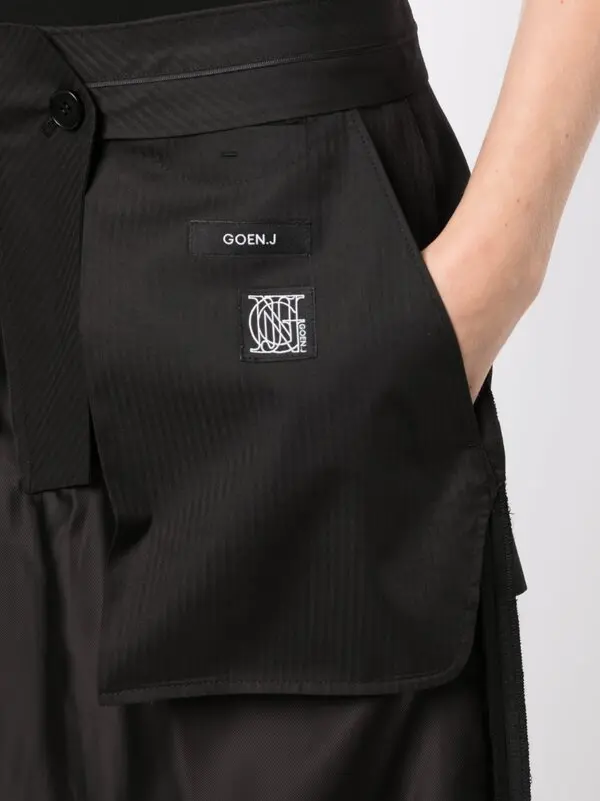 Goen.j Inside-out Midi Skirt
