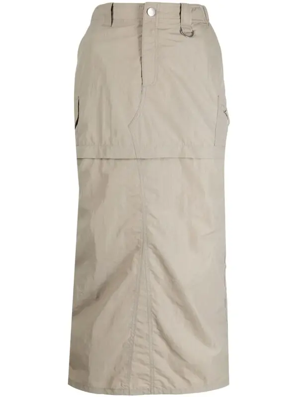 Goen.j 3-way Cargo Skirt - Brown