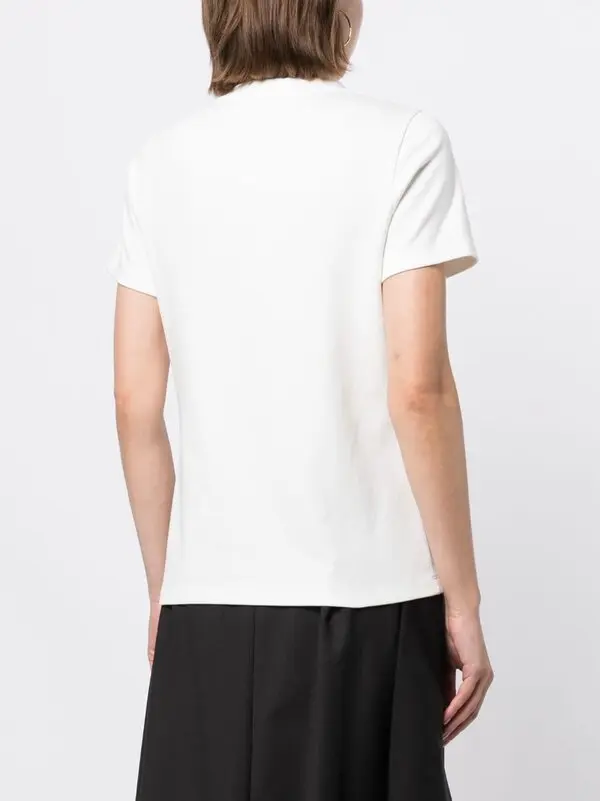 Goen.j Logo-print T-shirt - White