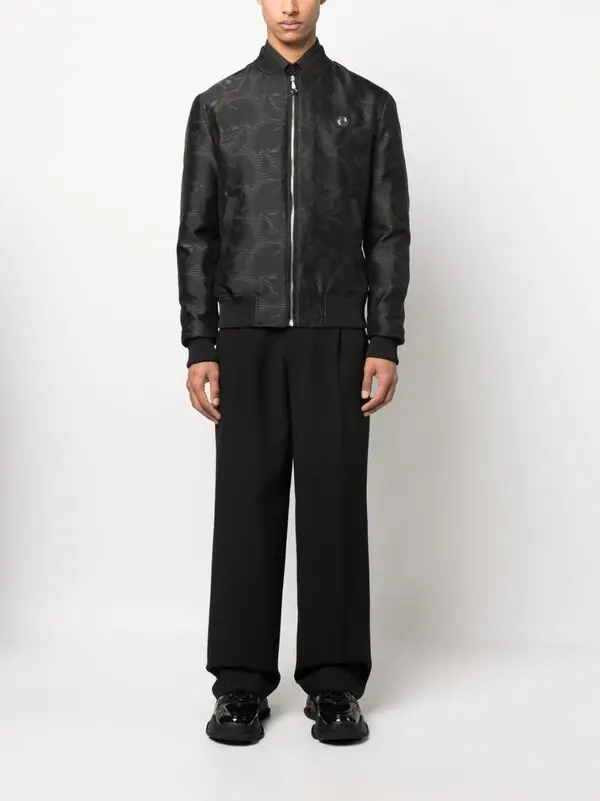 Philipp Plein Graphic-print Acetate Bomber Jacket