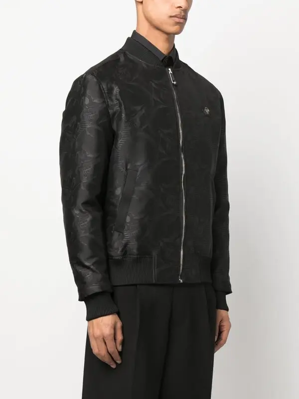 Philipp Plein Graphic-print Acetate Bomber Jacket