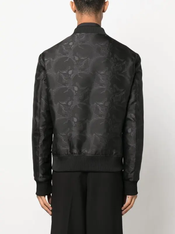 Philipp Plein Graphic-print Acetate Bomber Jacket