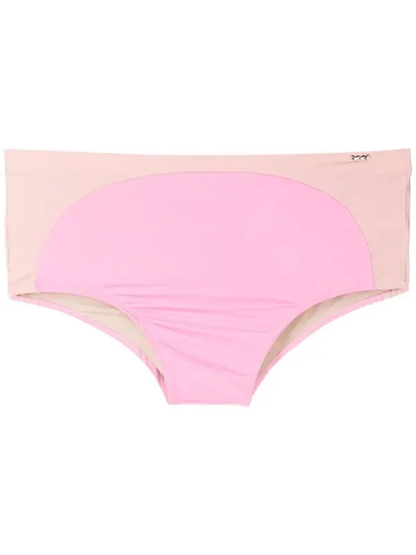 AMIR SLAMA Panelled Swim Trunks - Pink