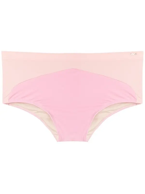 AMIR SLAMA Panelled Swim Trunks - Pink