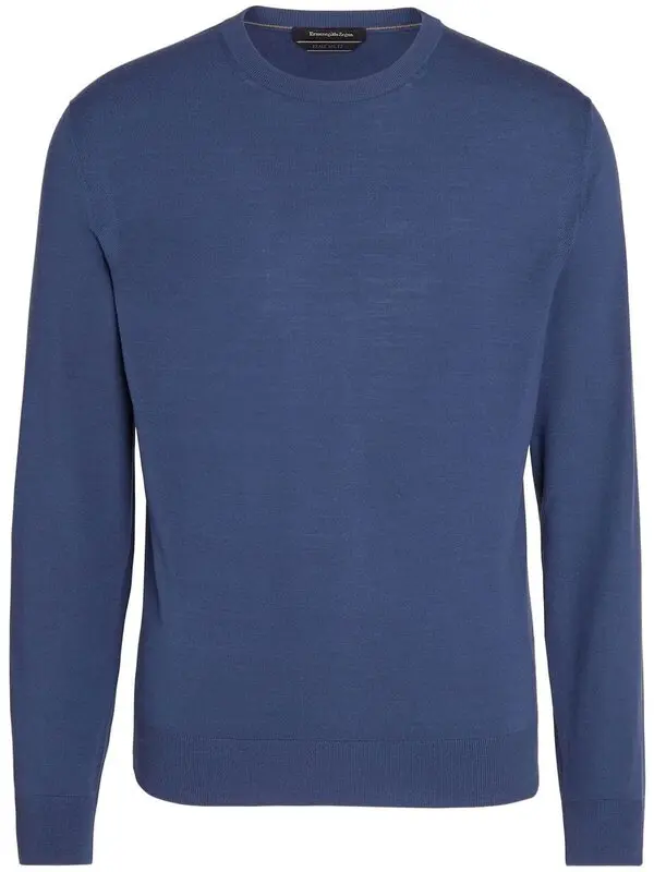 Zegna Crew-neck Wool Jumper