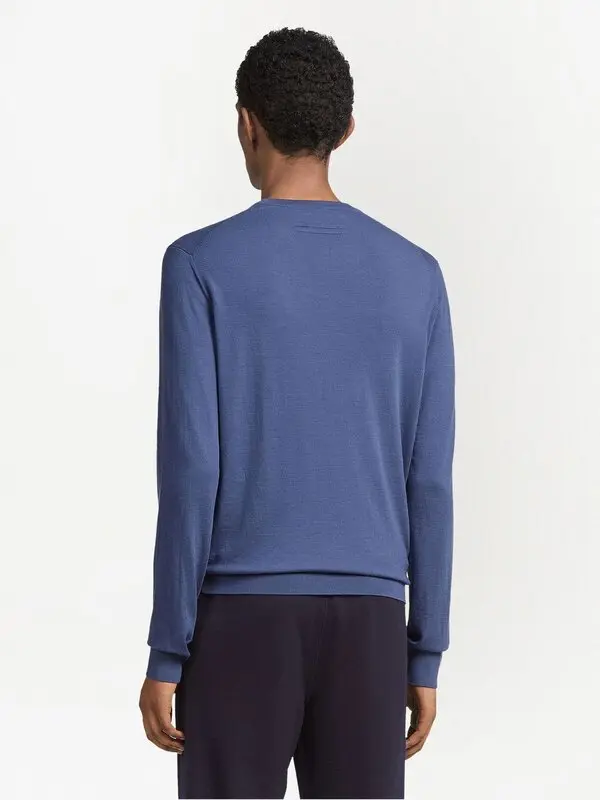 Zegna Crew-neck Wool Jumper