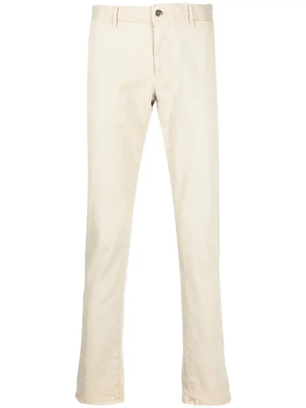 Incotex Tapered-leg Chino Trousers - Neutrals