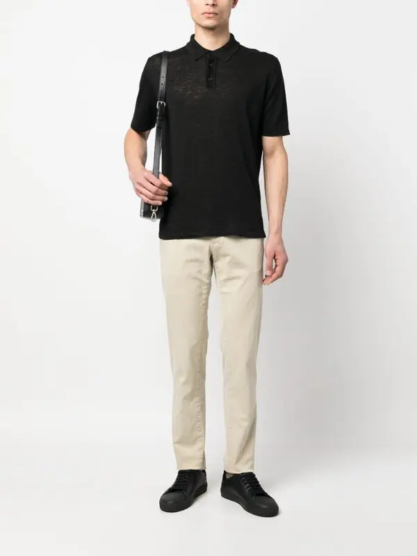 Incotex Tapered-leg Chino Trousers - Neutrals