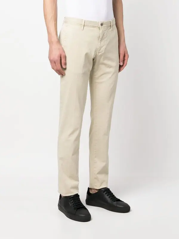 Incotex Tapered-leg Chino Trousers - Neutrals
