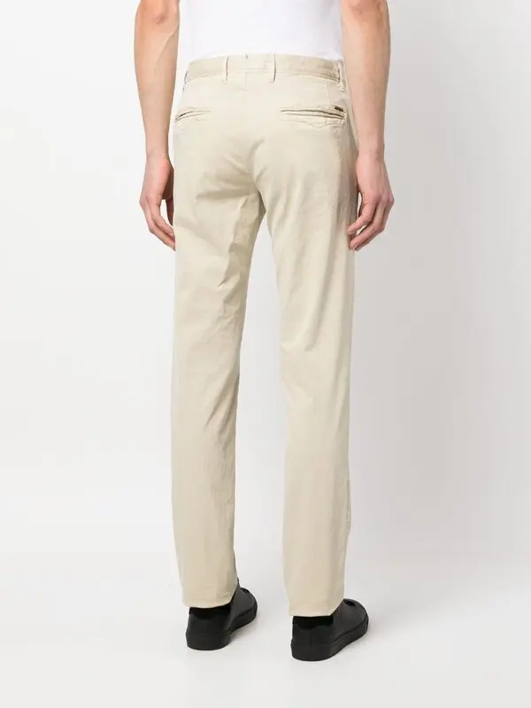 Incotex Tapered-leg Chino Trousers - Neutrals