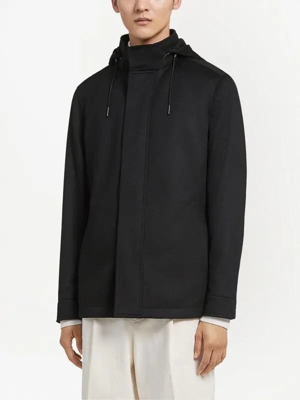 Zegna Elements Cima Oasi Cashmere Over Jacket - Black