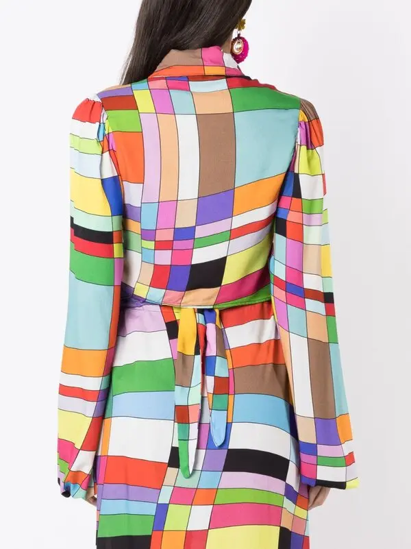 AMIR SLAMA Graphic-print Blouse