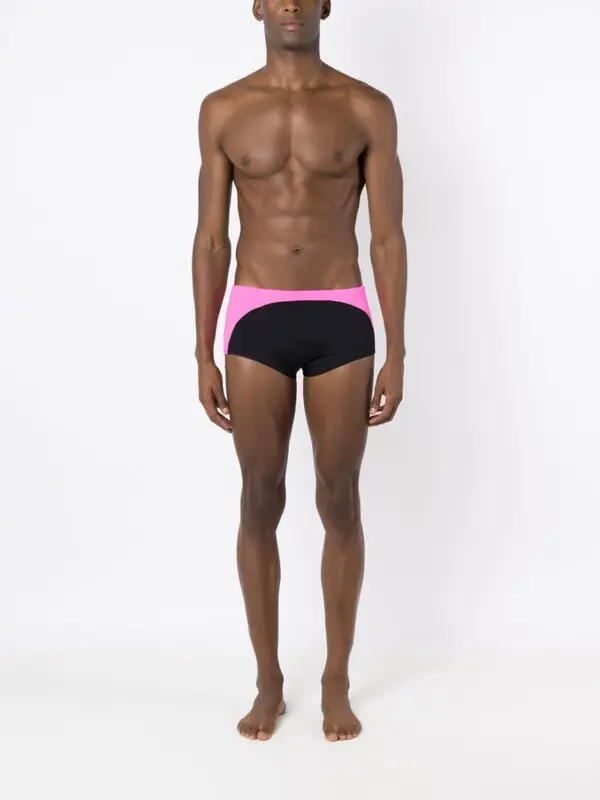 AMIR SLAMA Panelled Swim Trunk