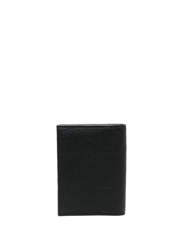 Zegna Logo-plaque Leather Passport Case