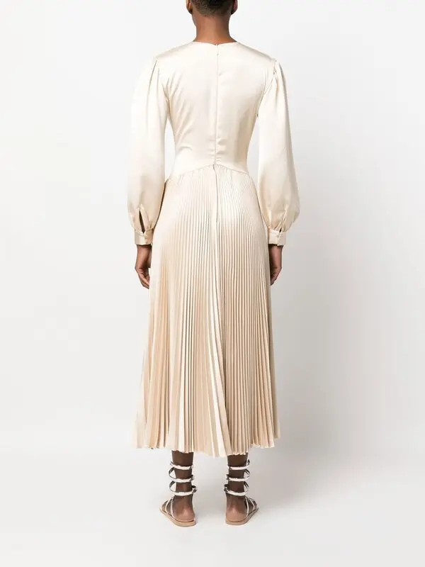 Roberto Cavalli Long-sleeve Midi Dress