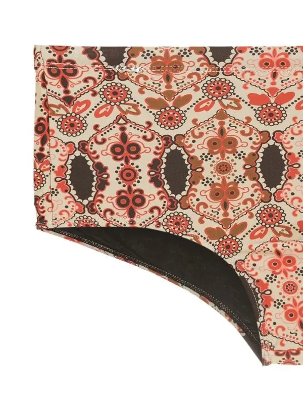 AMIR SLAMA Abstract-print Swim Trunks