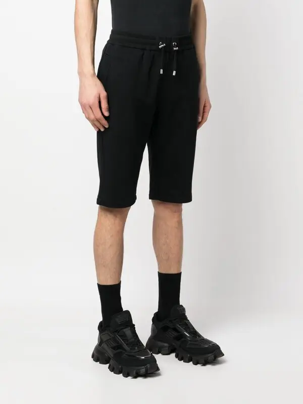 Balmain Logo-print Track Shorts - Black