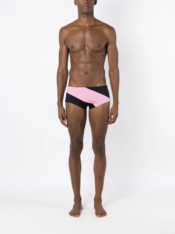 AMIR SLAMA Panelled Swim Trunks