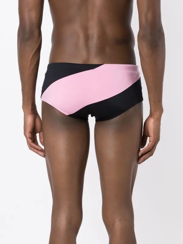 AMIR SLAMA Panelled Swim Trunks