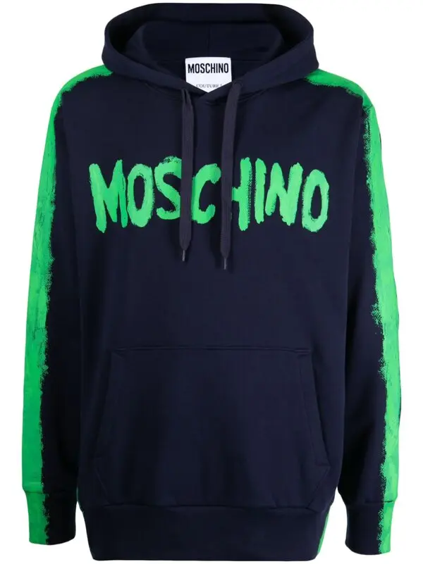 Moschino Print Pullover Hoodie