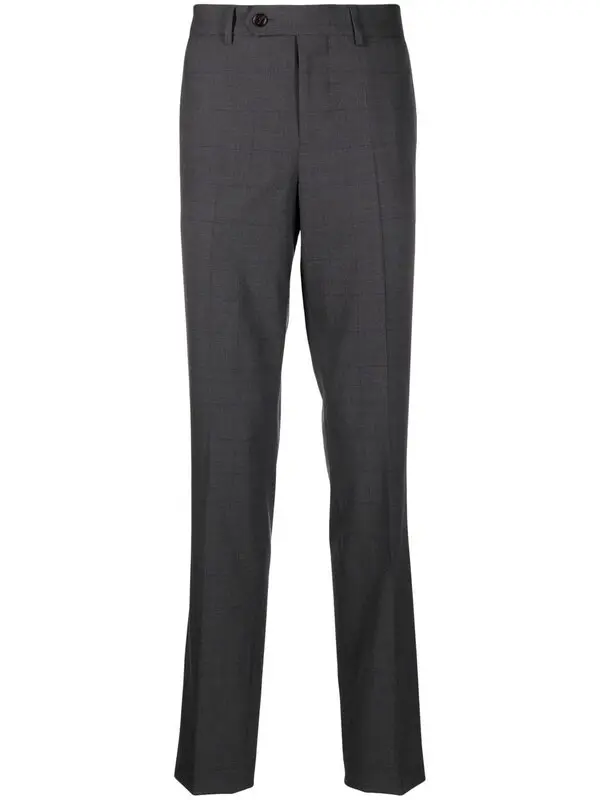 Brunello Cucinelli High-waisted Tailored Trousers - Grey