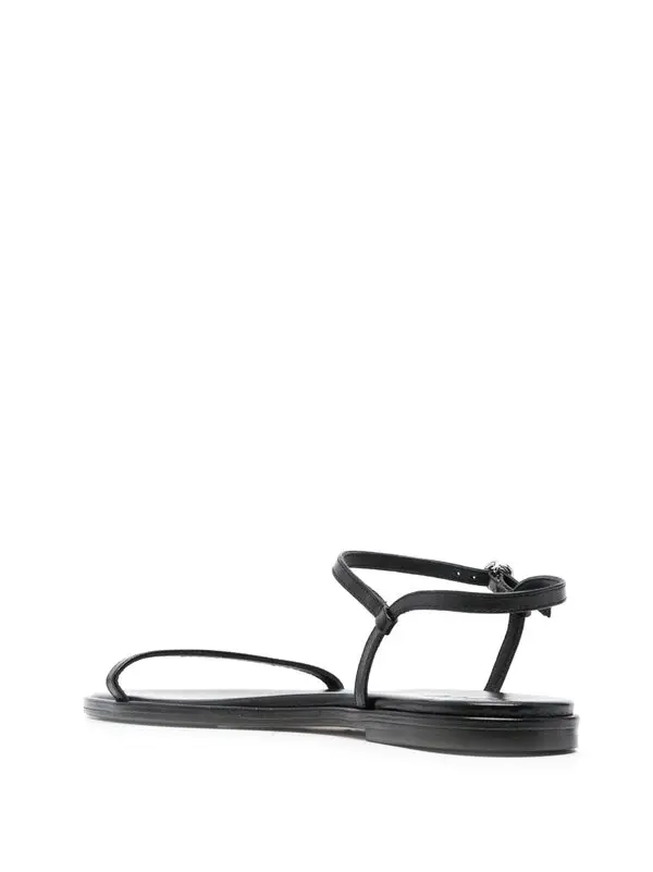 AeydĒ Nettie Leather Sandals - Black