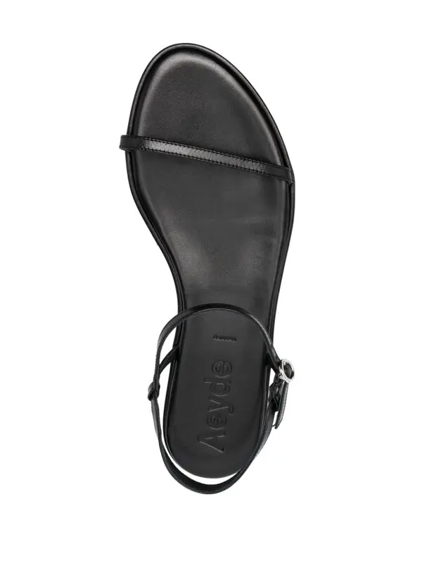 AeydĒ Nettie Leather Sandals - Black
