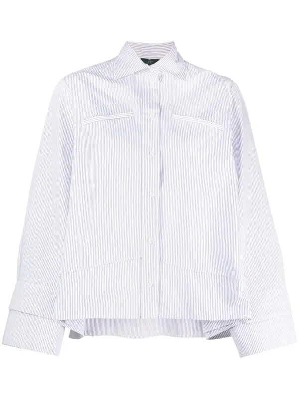 MAISON JEJIA Striped Cotton Shirt