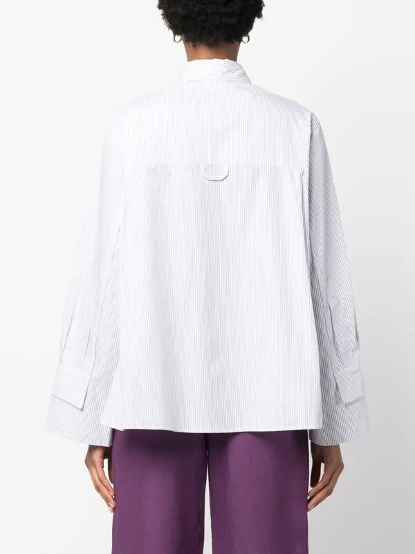 MAISON JEJIA Striped Cotton Shirt