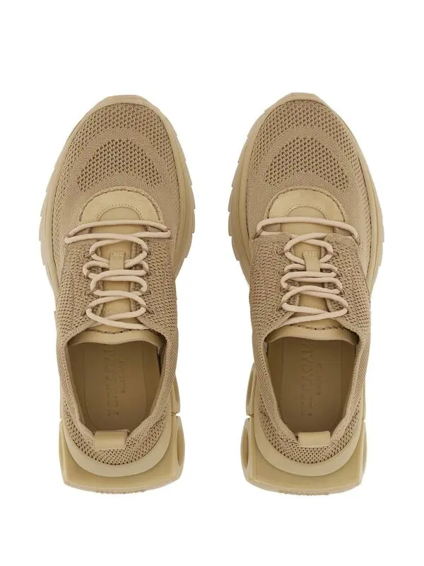 FERRAGAMO Gancini Plaque Low-top Sneakers - Neutrals