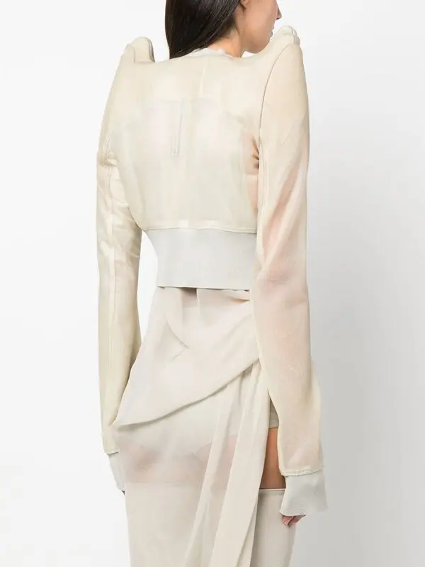 Rick Owens Cropped Zip-up Jacket