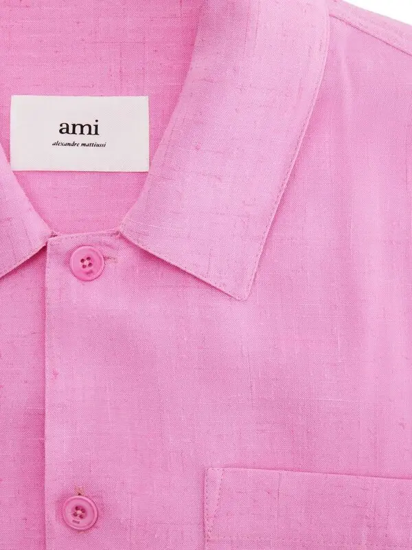 AMI Paris Short-sleeve Shirt - Pink