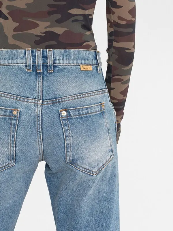 Balmain Bootcut Jeans With Front Slits
