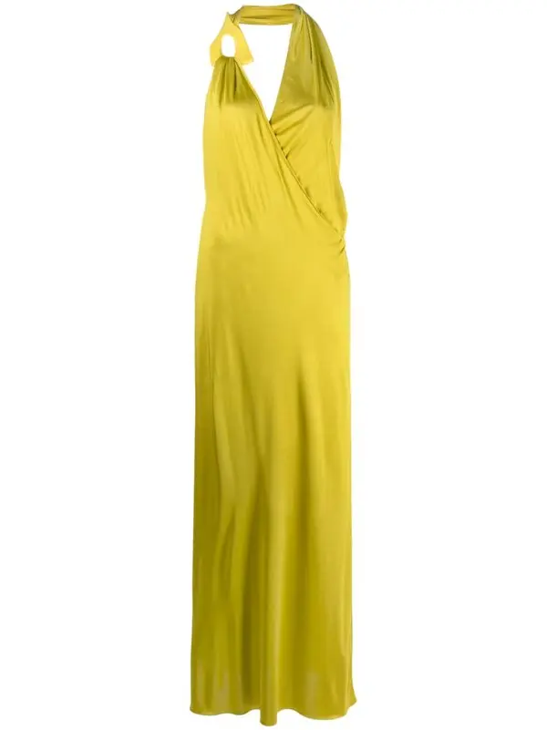 TOM FORD Draped Halterneck Maxi Dress