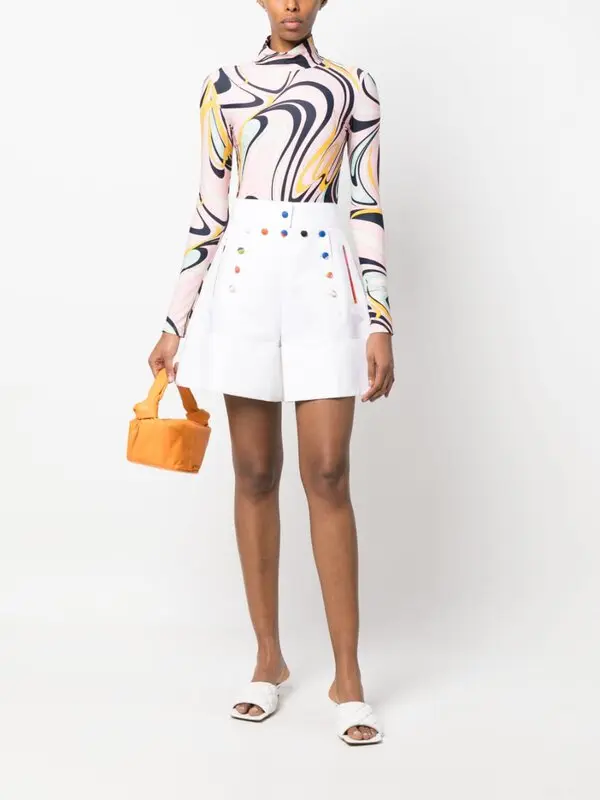 Emilio Pucci High-waisted Tailored Shorts