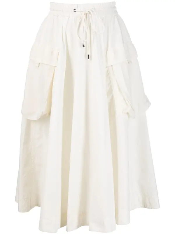 Iceberg Drawstring Waistband Pleated Skirt