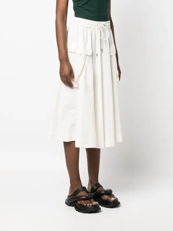 Iceberg Drawstring Waistband Pleated Skirt