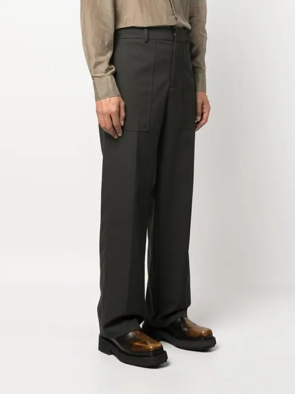 Helmut Lang Buckle-detail Trousers