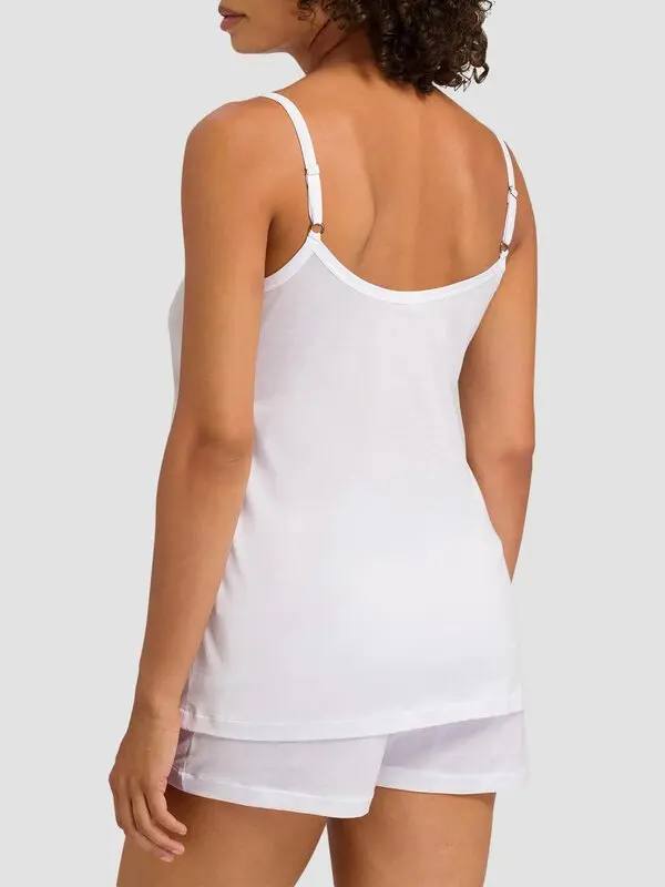 Hanro Two-piece Juliet Short Pajama Set - White