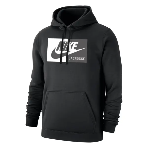 Nike Swoosh Lacrosse Hoodie - Black