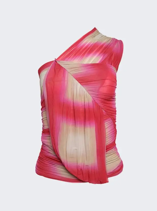 Rick Owens Edfu Top - Fuchsia Plaid
