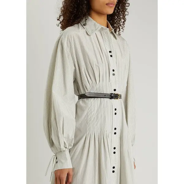 Isabel Marant Kane Stud-embellished Leather Belt