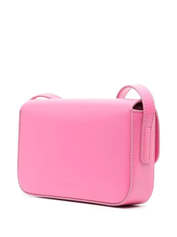Palm Angels Bridge Leather Crossbody Bag - Pink