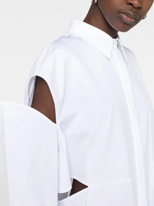 Alexander McQueen Cut-out Shirt Dress