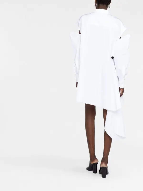 Alexander McQueen Cut-out Shirt Dress