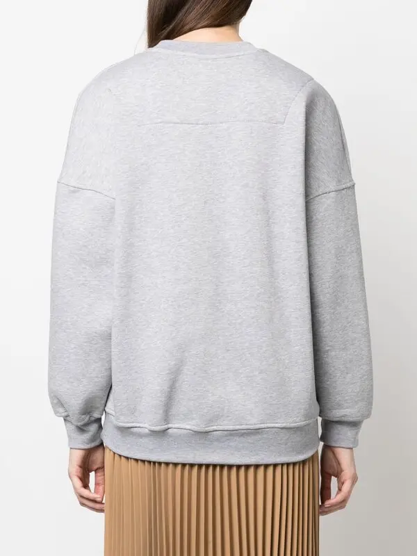 IOANA CIOLACU Graphic-print Sweatshirt - Grey