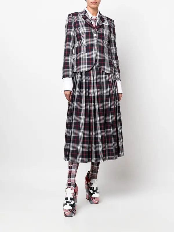 Thom Browne Single-breasted Checked Blazer