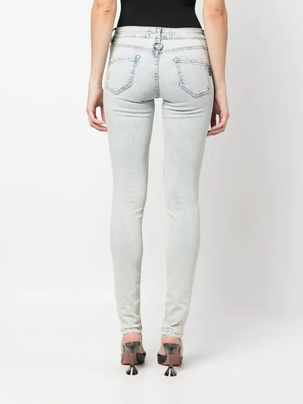 Philipp Plein High-rise Skinny Jeans - Blue