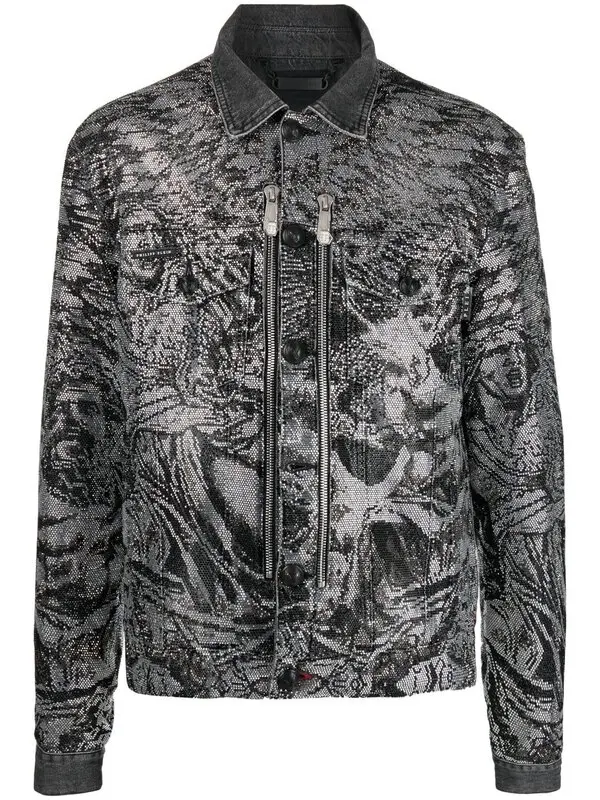 Philipp Plein Crystal-embellished Jacket
